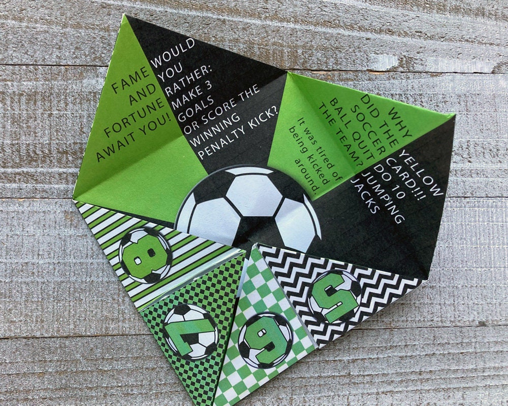 Soccer Bingo Pin the Soccer Ball in the Goal Soccer Party | Etsy