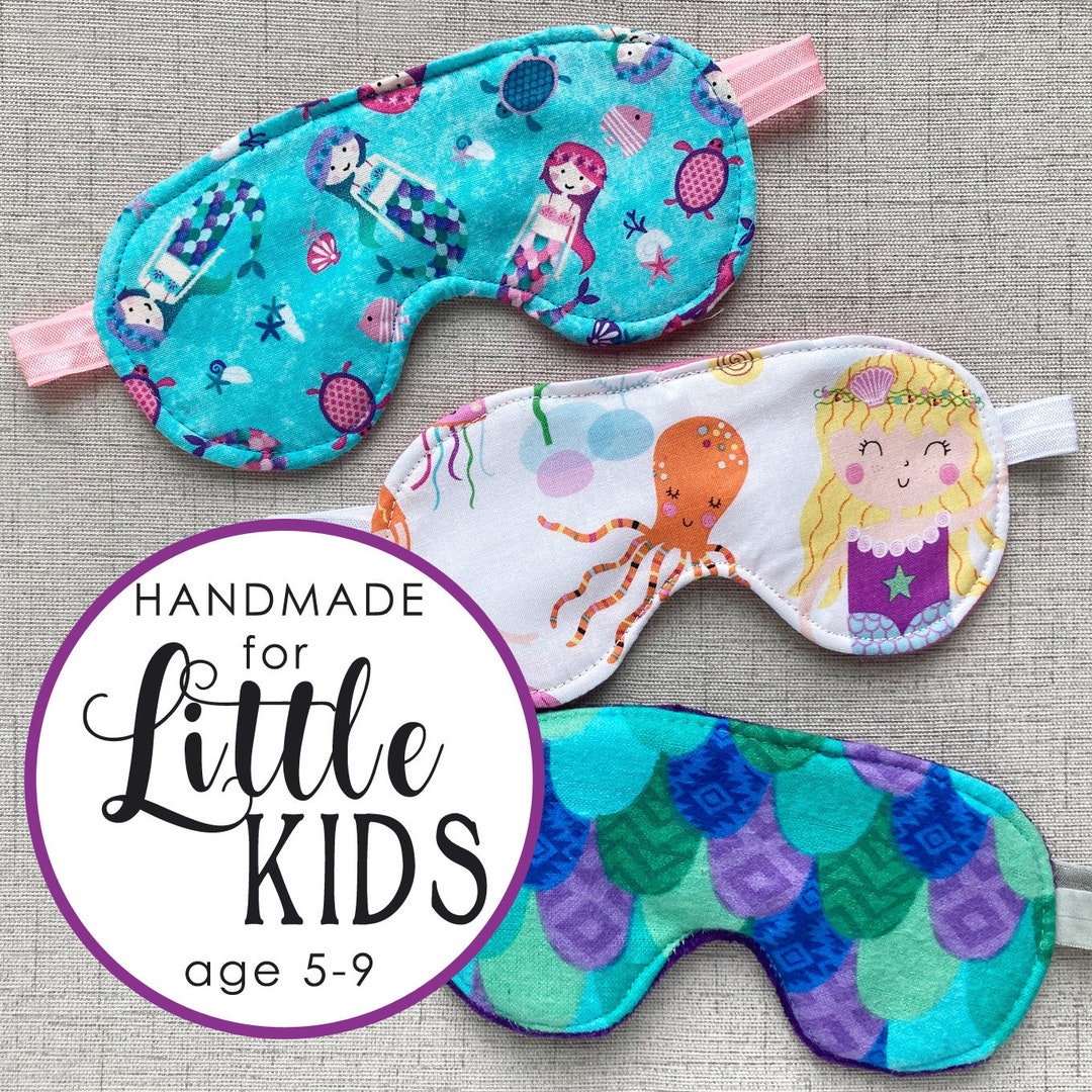 Mermaid Sleep Mask for Little Girls, Sleeping Masks, Eye Mask, Sleep ...