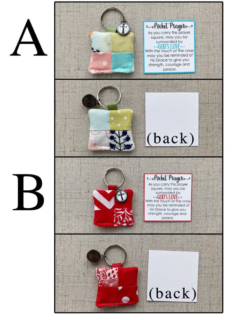 Prayer Square Keychain Pocket Prayer Bible Study Group - Etsy
