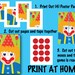 Pin the Nose on the Clown, Carnival Games, Carnival Birthday INSTANT ...
