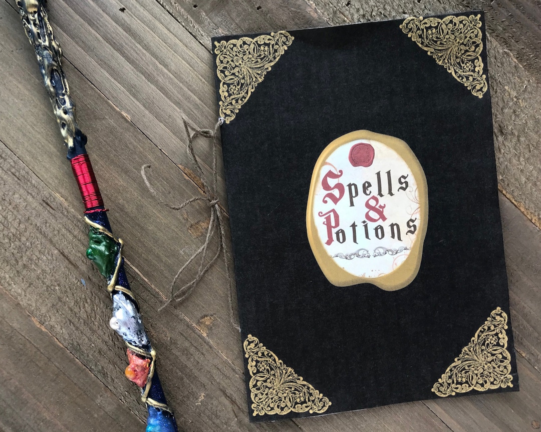 Wizard Spell Book Wizard Birthday Ideas Wizard Party Favors - Etsy