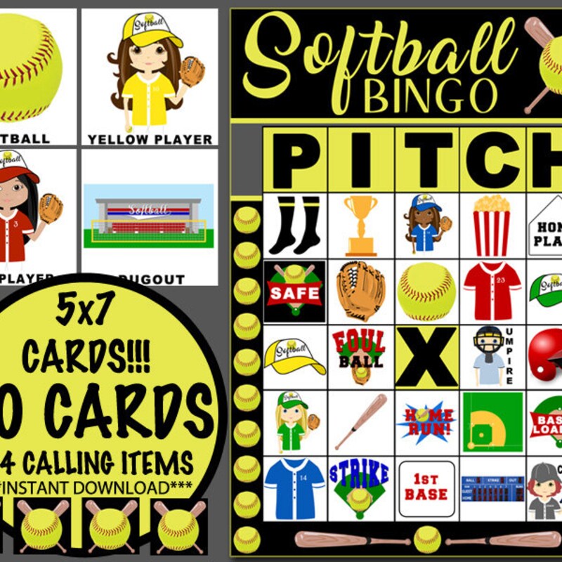 Softball Party - Etsy