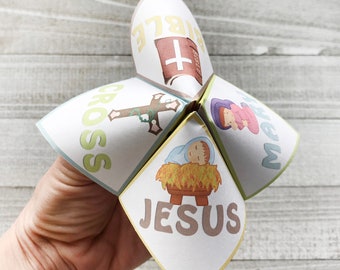 Nativity Cootie Catcher - Etsy