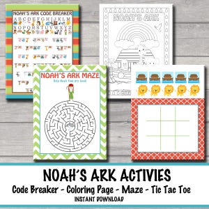 Noah's Ark I Spy Game: Bible Story Activity (digital Download) - Etsy