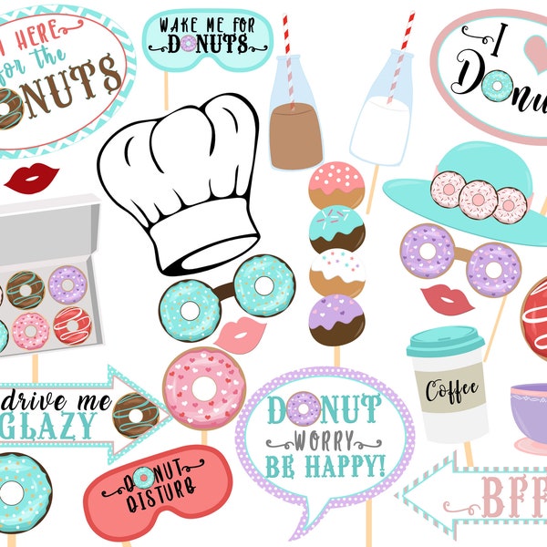 Donut Party Decorations - Etsy