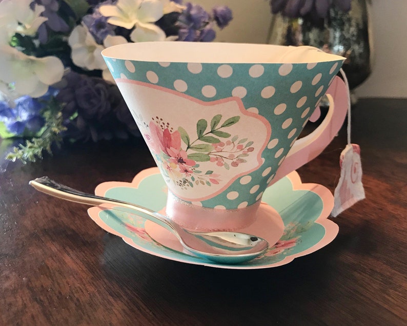 Paper Tea Cups for a Tea Party Tea Party Favors Tea Party - Etsy