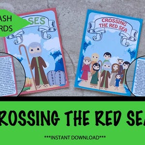 Crossing the Red Sea Activity Sheet: Moses Bible Story (instant ...