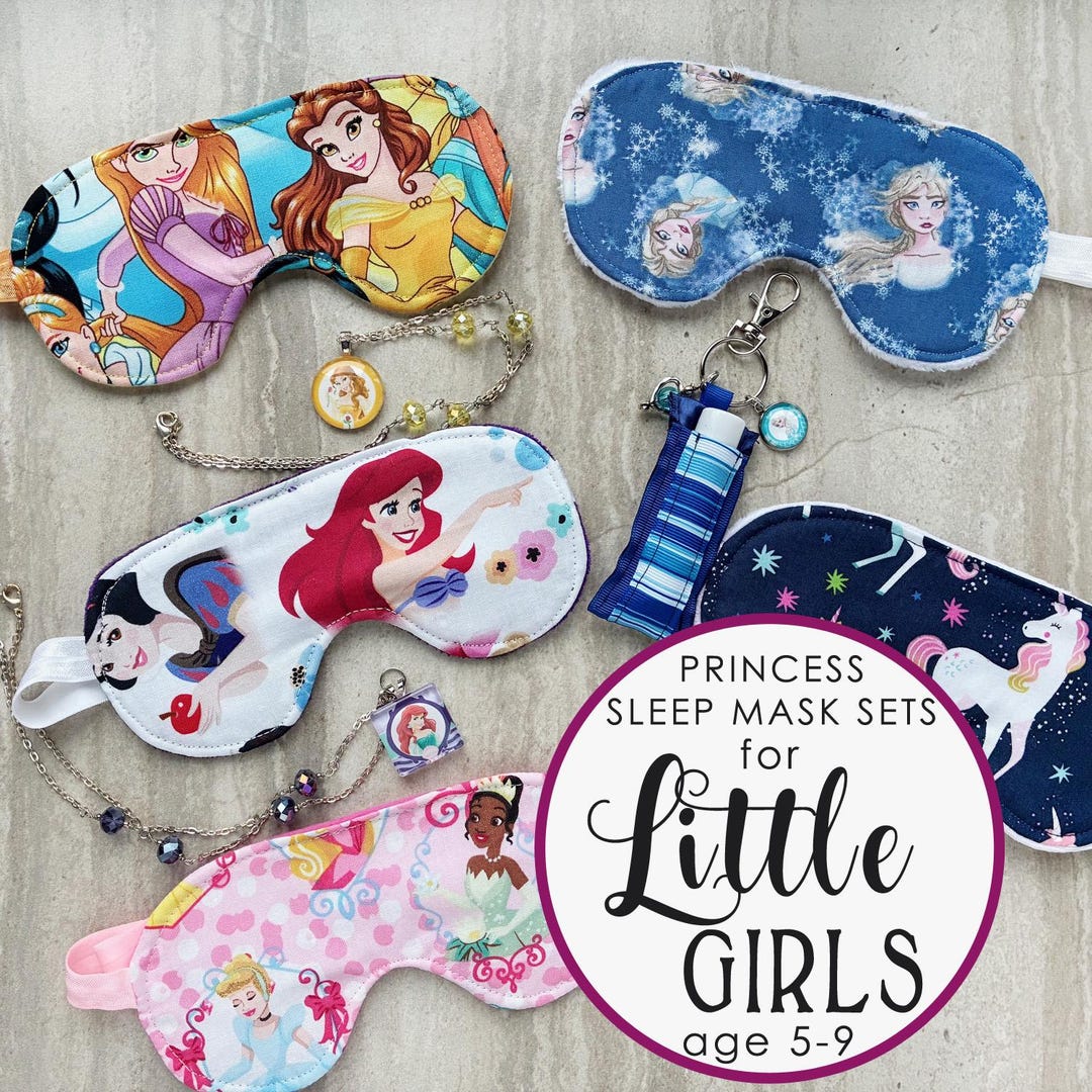 Princess Sleep Mask for Girls: Handmade Eye Mask, Fish Extender Gift - Etsy