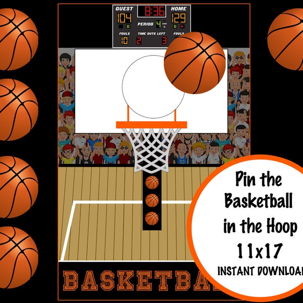 Basketball Printable Games - Etsy Australia