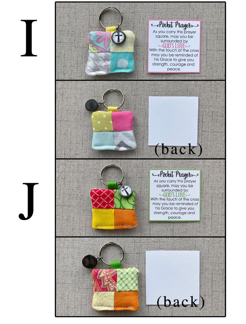 Prayer Square Keychain Pocket Prayer Bible Study Group - Etsy