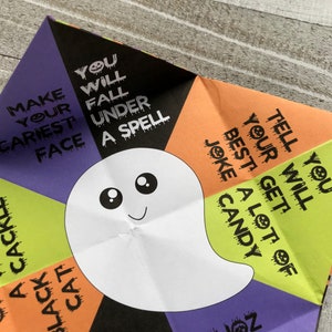 Halloween Cootie Catcher, Halloween Fortune Teller, Halloween Games ...