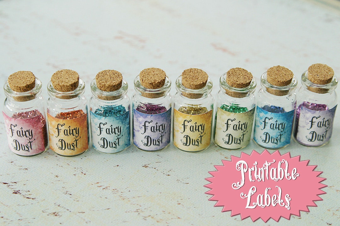 Fairy Dust Labels INSTANT DOWNLOAD - Etsy