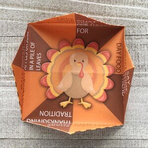 Thanksgiving Cootie Catcher, Thanksgiving Fortune Teller, Thanksgiving ...