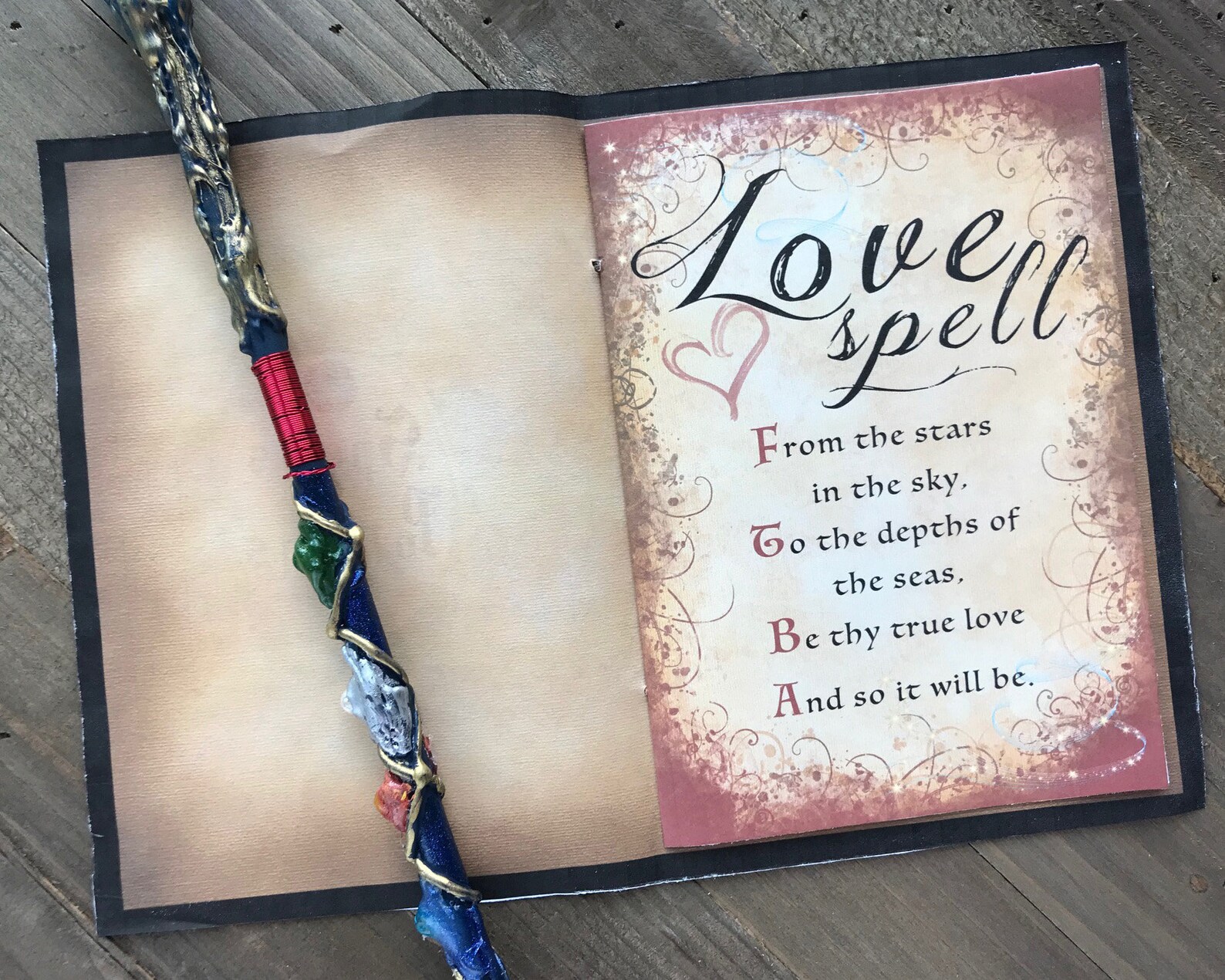 Wizard Spell Book INSTANT DOWNLOAD | Etsy