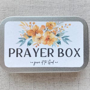 PRAYER BOX Tin - Prayer Square | Bible Study Group Gifts | Quilted ...