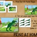 Pin the Tail on the Dinosaur, Dinosaur Games, Dinosaur Birthday Party ...