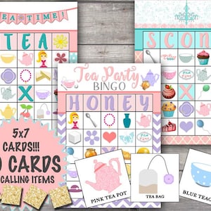 Pin the Tea Cup Game: Tea Party Birthday, Instant Download (PDF) - Etsy