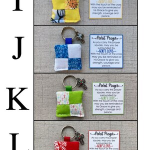 Prayer Square Keychain Pocket Prayer Bible Study Group - Etsy UK