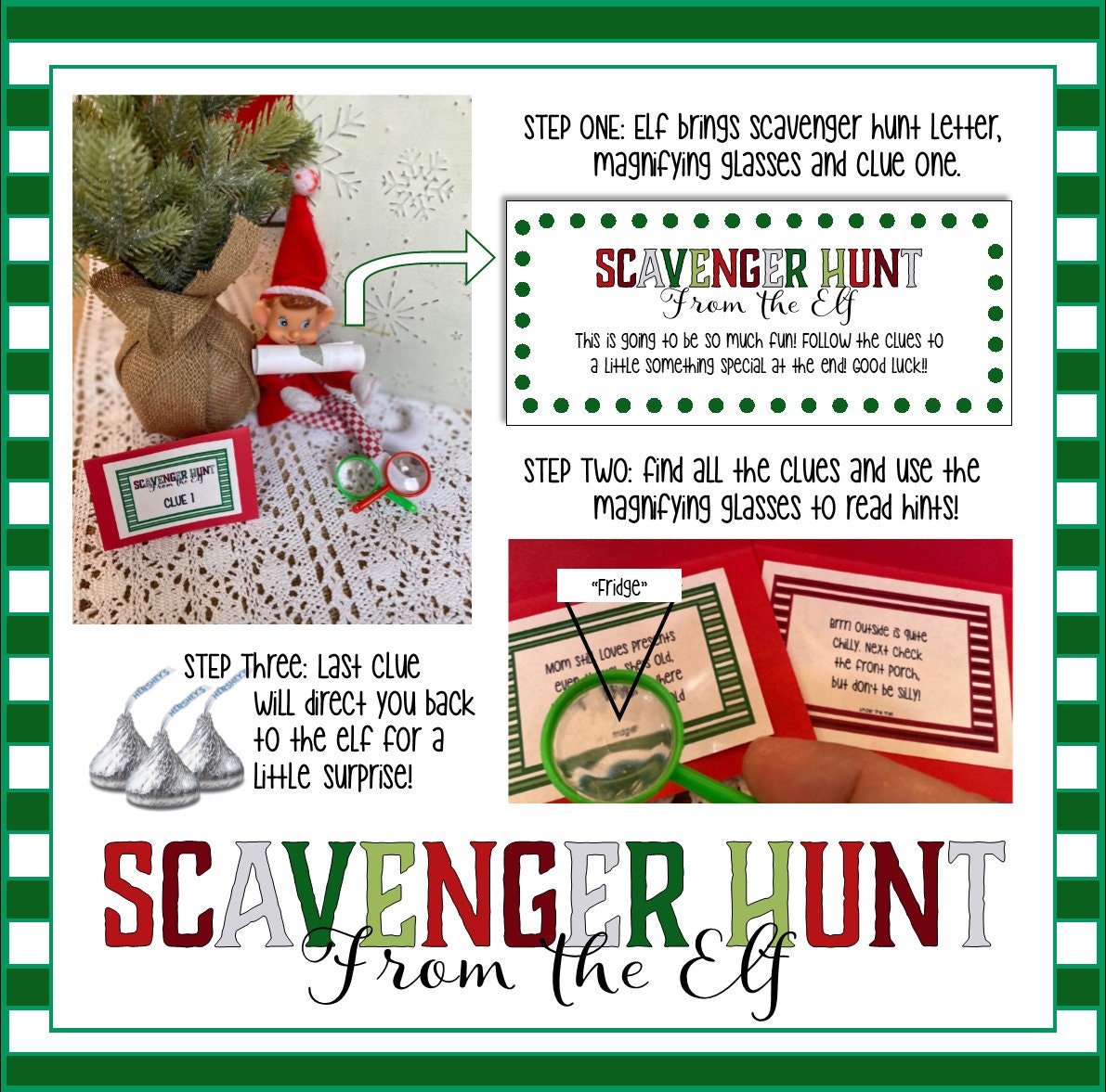 Scavenger Hunt From the Elf SECOND Edition Quick, Easy and Fun Activity ...