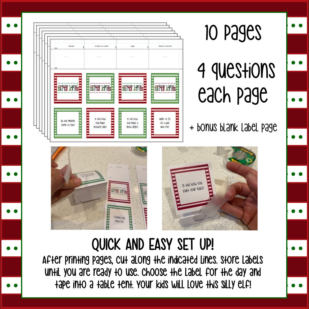 Ultimate Kids Christmas Bundle Instant PDF Download Scavenger Hunt From ...