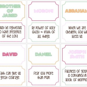 Scripture Hero Guess Who?! Instant Download - Activity Days, Sharing ...