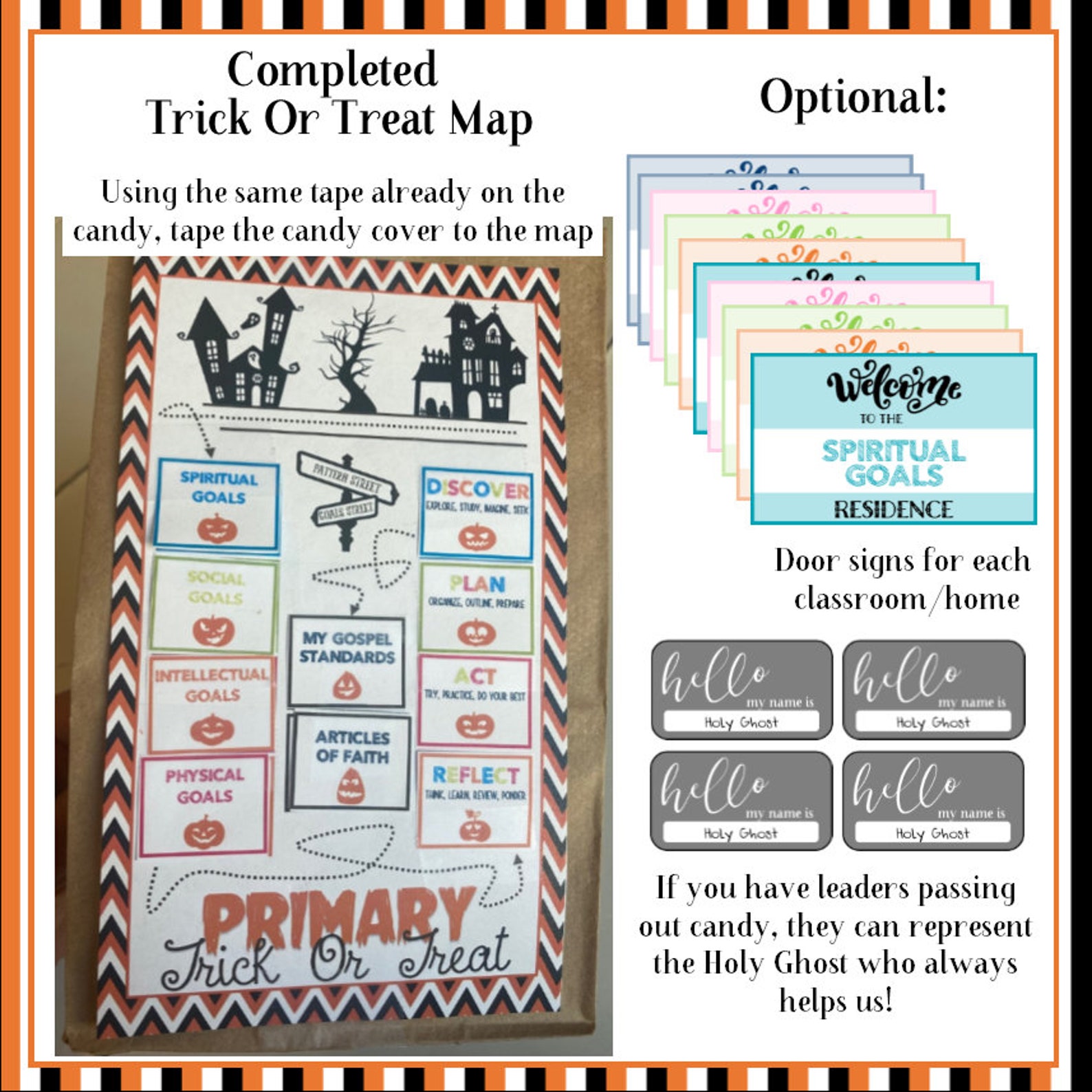 Primary Trick or Treat Halloween Activity Learn and Teach - Etsy