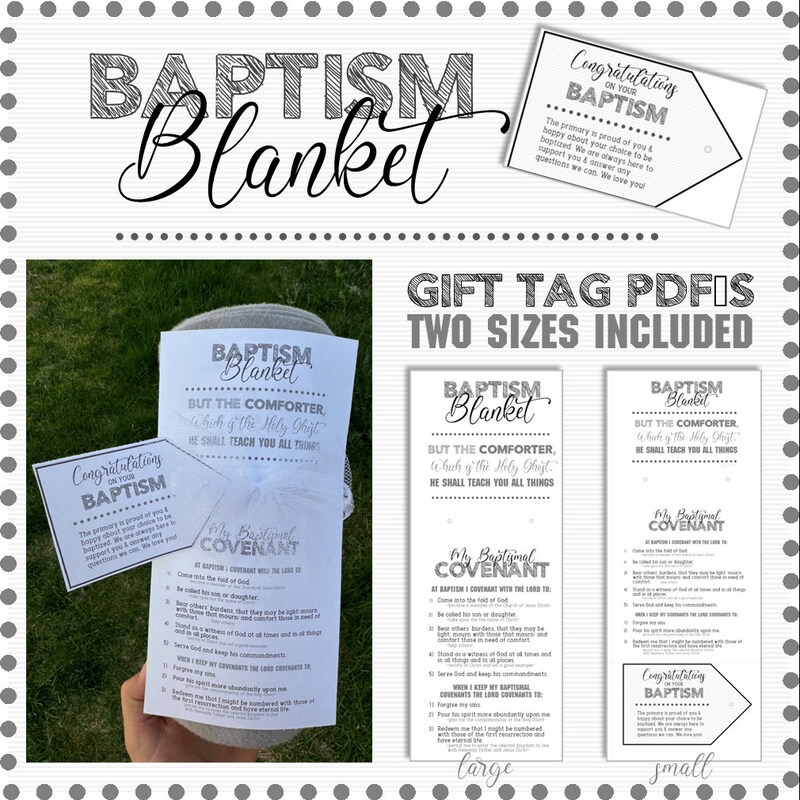 Lds Baptism Gift Tags - 60+ Gift Ideas for 2025