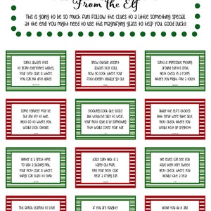 Scavenger Hunt From the Elf SECOND Edition! Quick, Easy and Fun ...