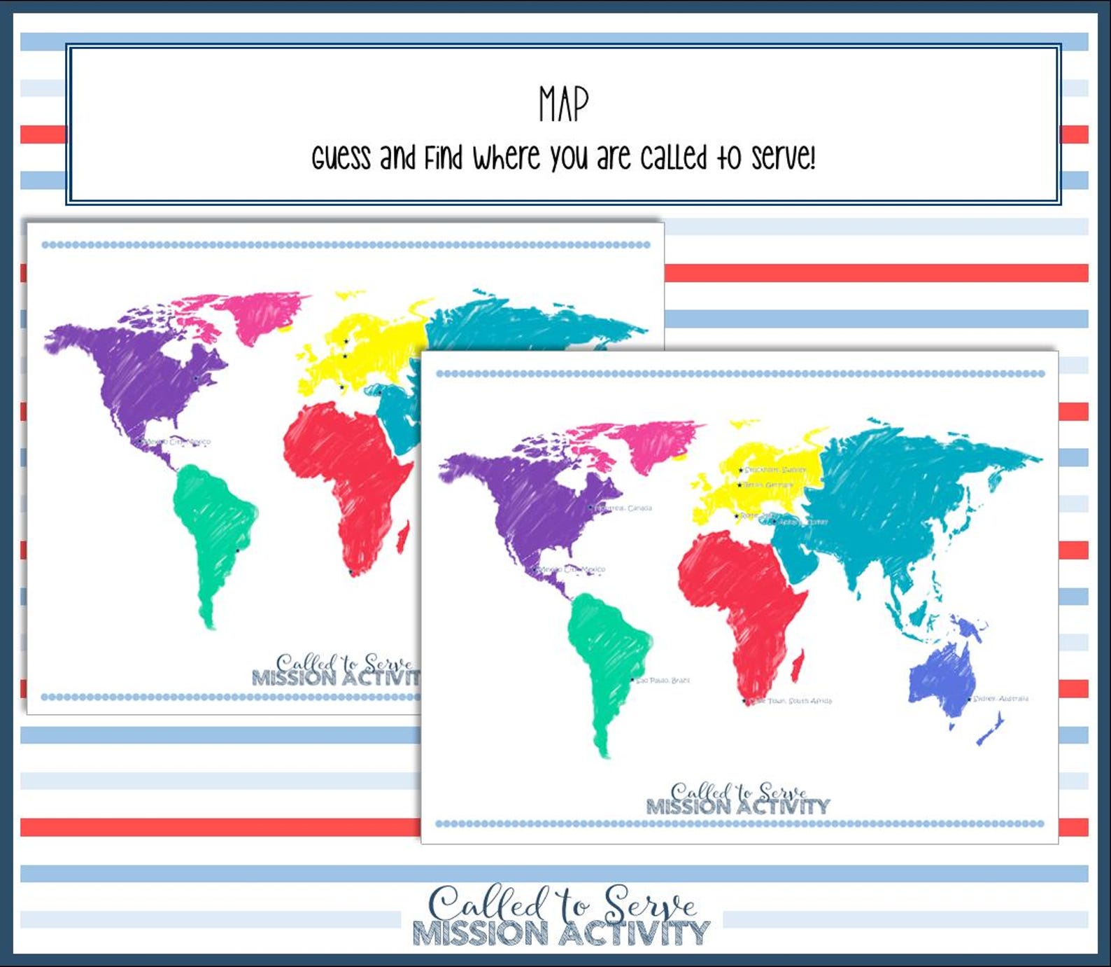 Latter-day Saint Mission Call Activity Kit: Mission Call Letter ...