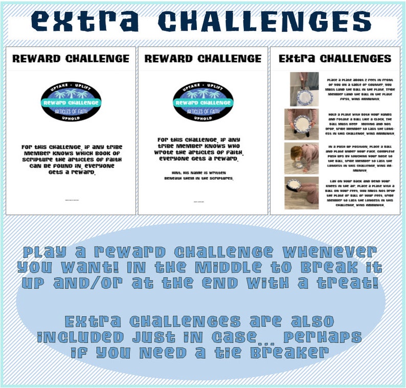 Articles of Faith Survivor Activity: Challenges & Puzzles (digital ...