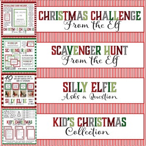 Ultimate Kids Christmas Bundle - Instant PDF Download - Scavenger Hunt ...