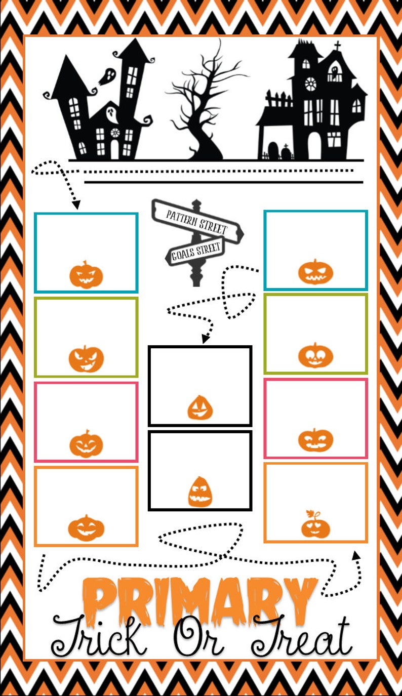 Primary Trick or Treat Halloween Activity Learn and Teach - Etsy