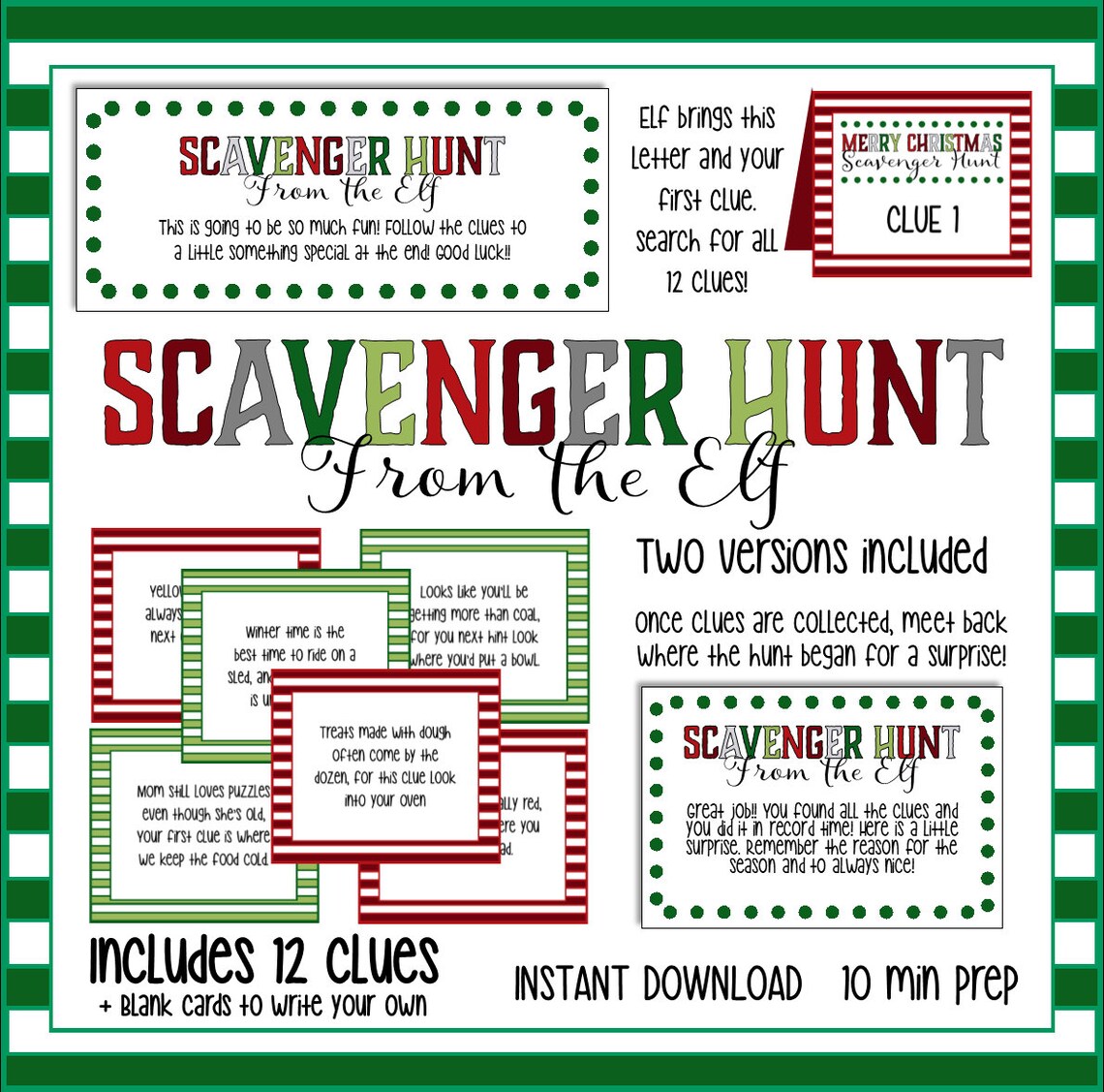 Ultimate Kids Christmas Bundle Instant PDF Download - Etsy