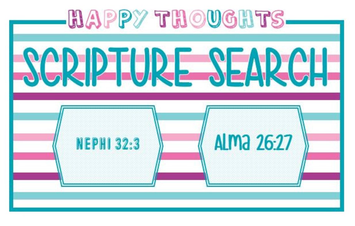 Happy Thoughts Activity & Craft Faith in God Activity Days - Etsy