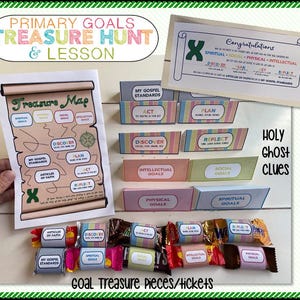 Primary Goals Treasure Hunt & Lesson: LDS Child Development (instant ...