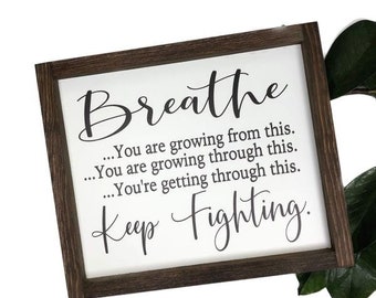Keep fighting | Etsy