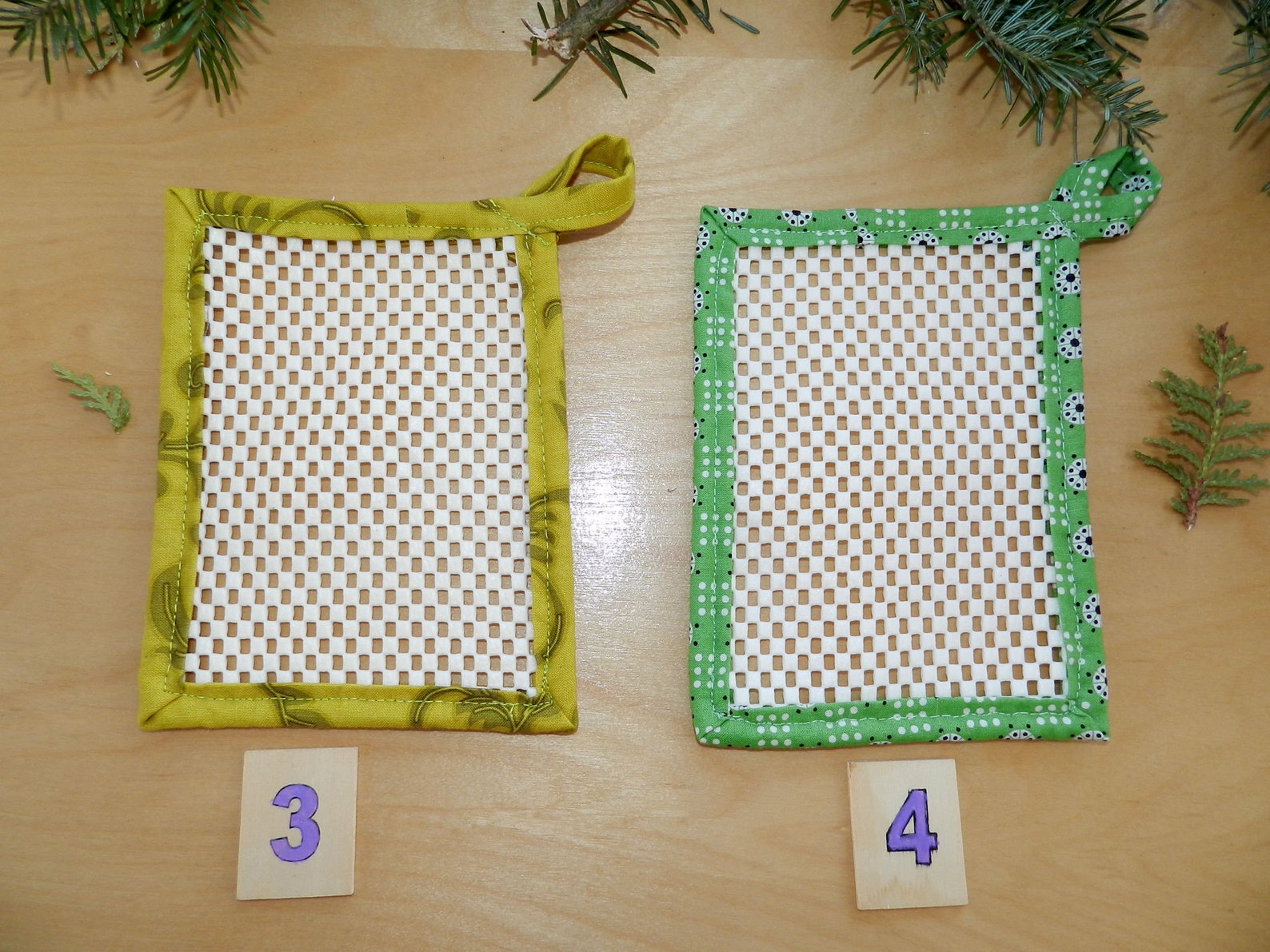 Green / Verde Non-slip Jar Opener, Gripper With Binding and Loop Made ...