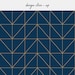 Navy Chevron Peel and Stick Backsplash, Scandinavian Kitchen Decor - Etsy