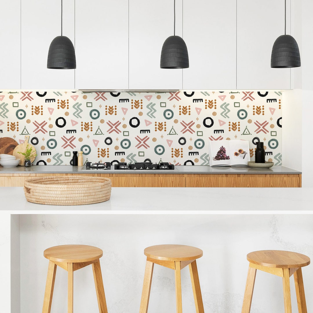 Peel and Stick Kitchen Backsplash Ideas for Bathroom Backsplash Vinyl ...