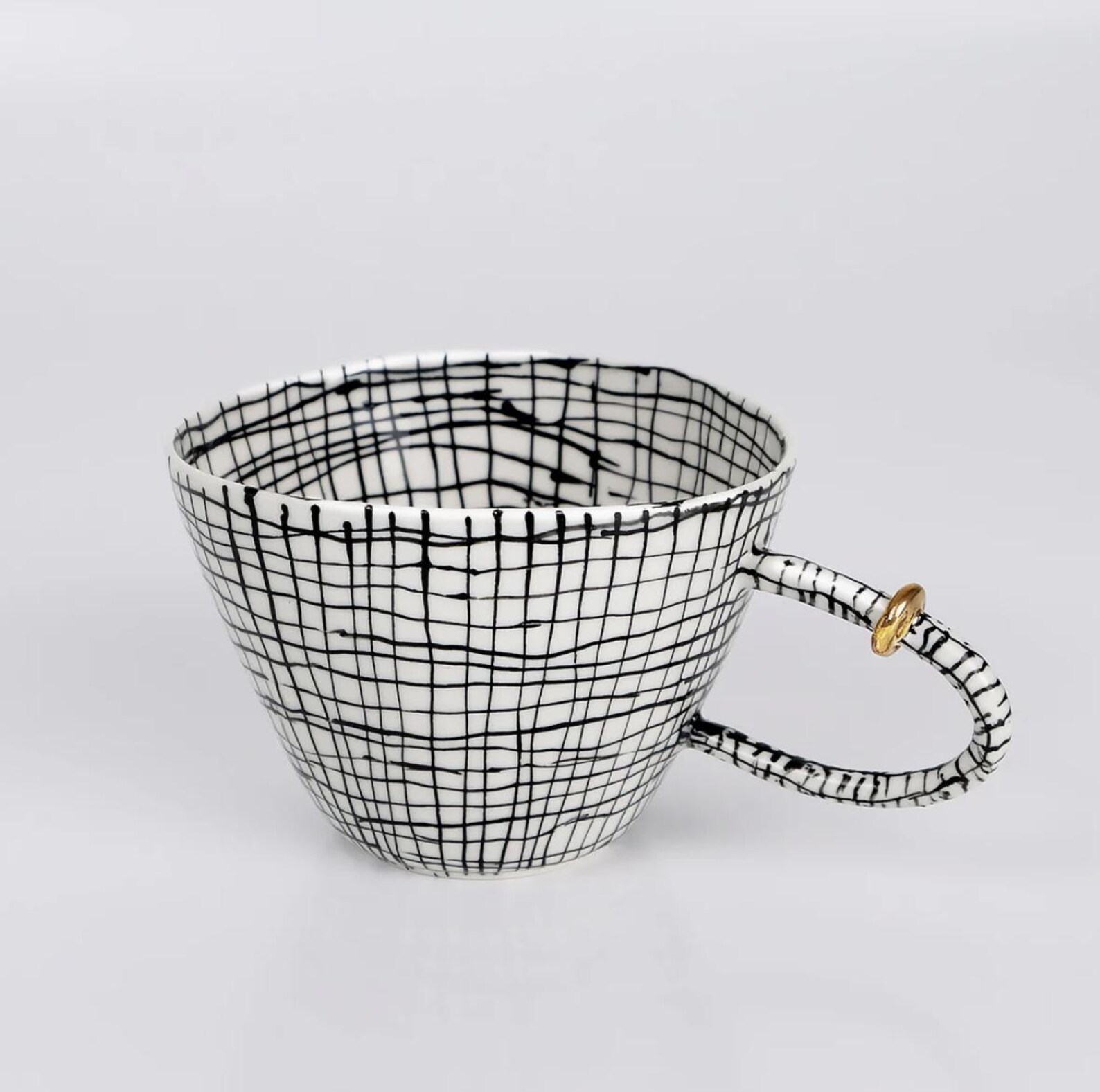 Coffee Lover Gift - Unique Porcelain Coffee Mug "tiny Checkers" - Etsy ...