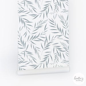 Windy Botanical Foliage Wallpaper, Botanical Peel and Stick or ...