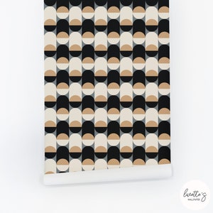 Mini Retro Design Wallpaper, Traditional or Removable Wallpaper - Etsy