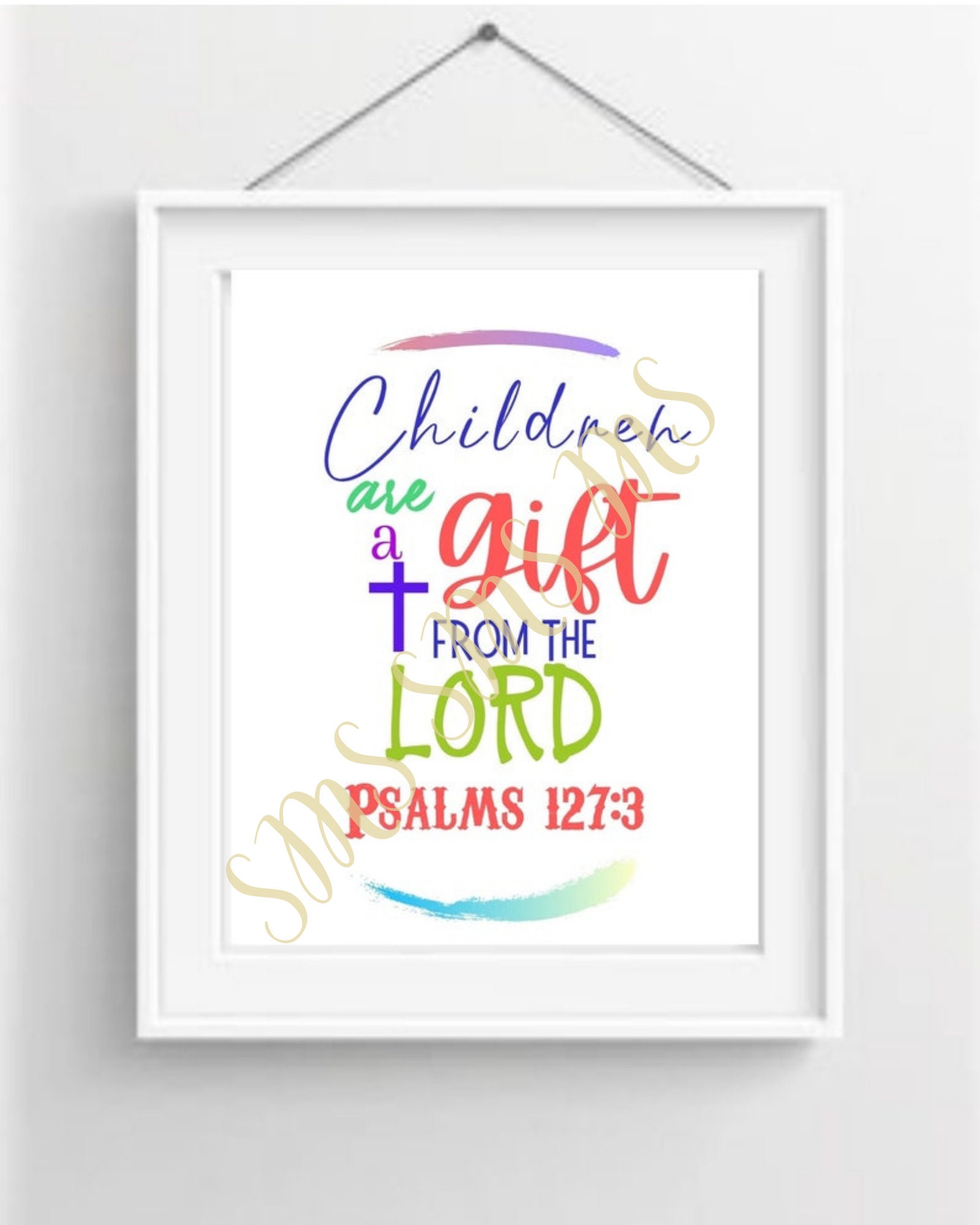 Children Are a Gift From the Lord Printable Wall Art (digital Download ...