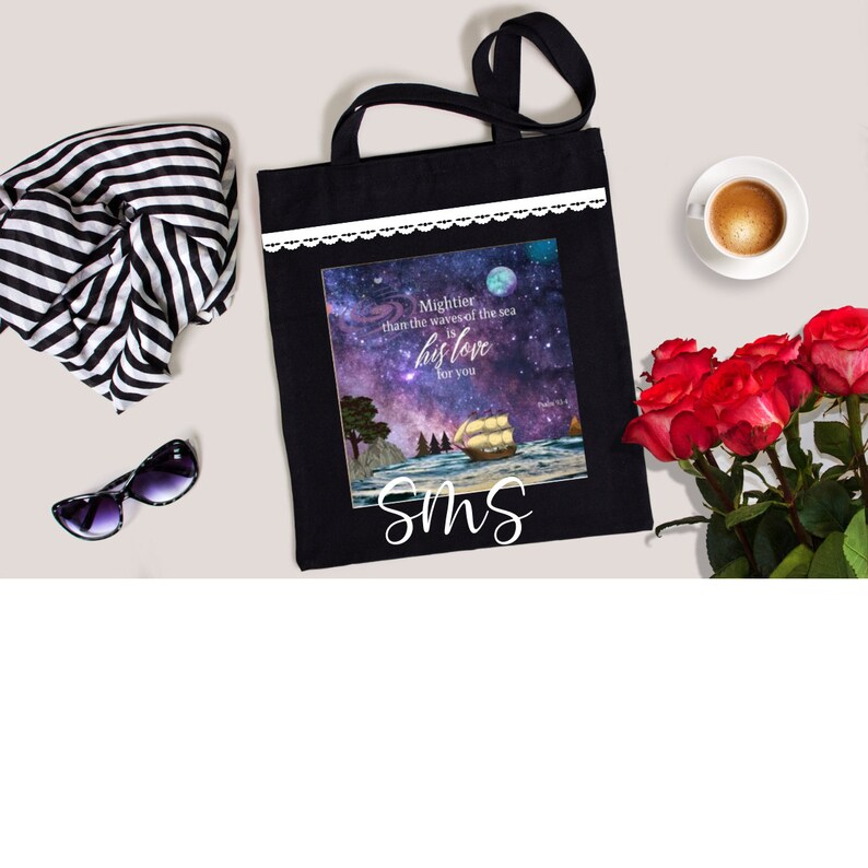 Mightier Than the Waves of the Sea is His Love for You Bible Verse. Art ...