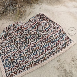 Maria Blanket Pattern, Crochet Blanket Pattern, Blanket Pattern, Mosaic ...