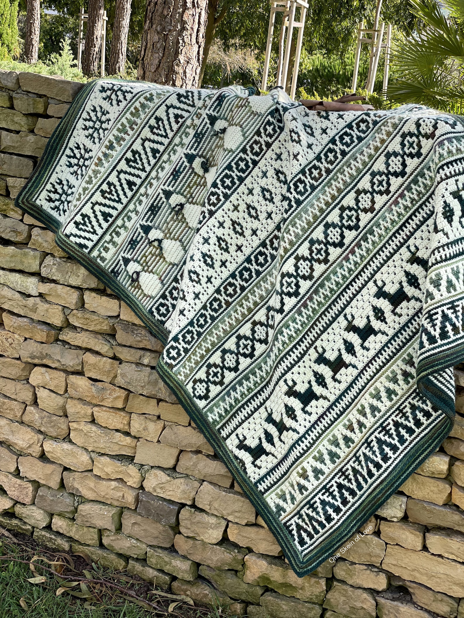 Winter Wonderland Blanket Crochet Blanket Pattern Blanket - Etsy