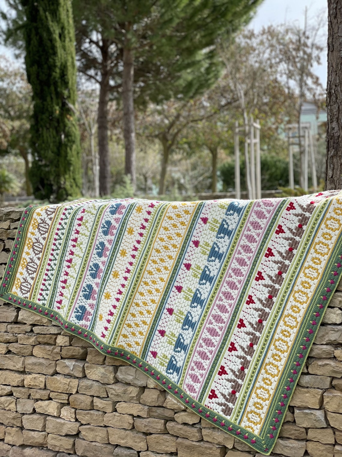 Hello Spring Blanket Pattern Crochet Blanket Pattern Blanket - Etsy