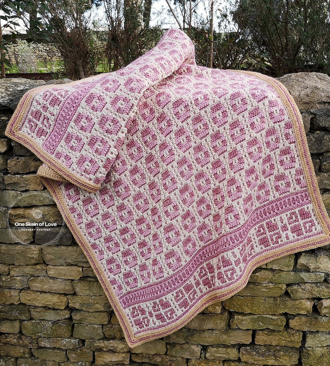 Learn More about the Radiance Mosaic Crochet Blanket Pattern • Craftdrawer