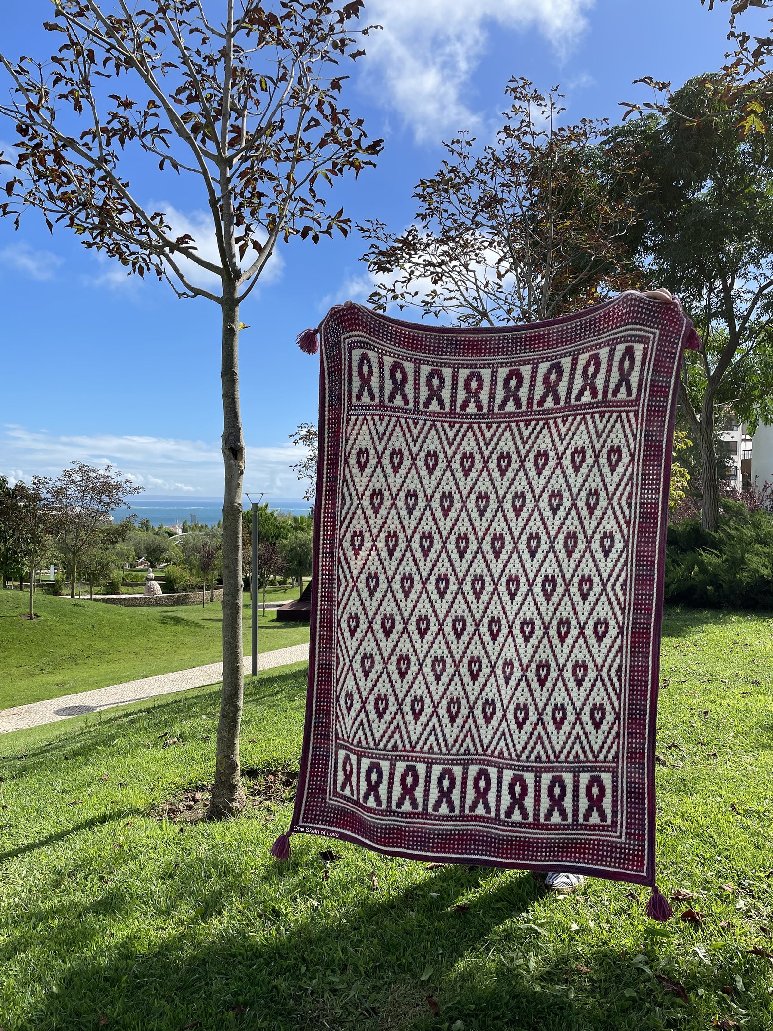 Hope Blanket Crochet Blanket Pattern Blanket Pattern Mosaic - Etsy
