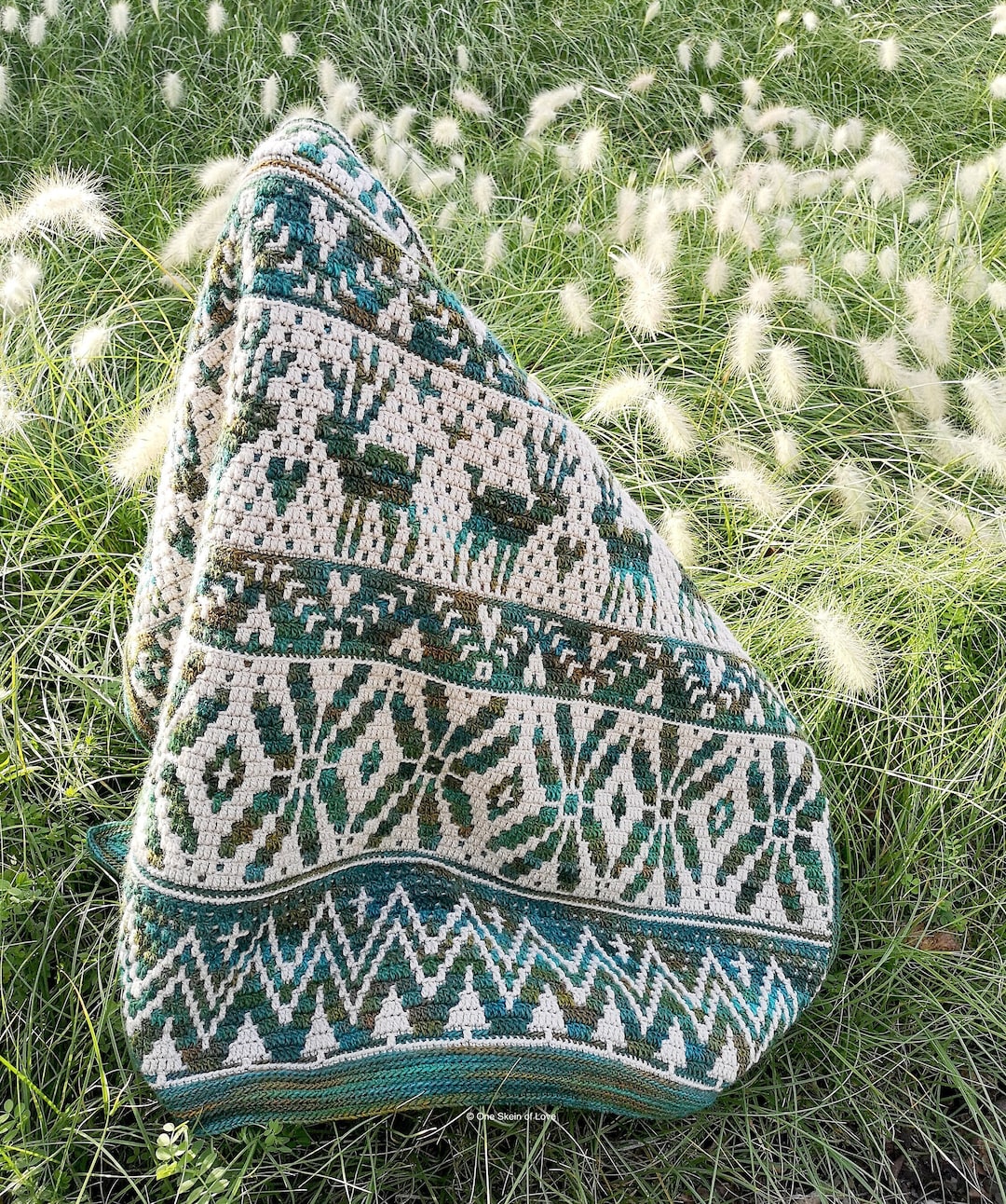 Learn More about the Radiance Mosaic Crochet Blanket Pattern • Craftdrawer